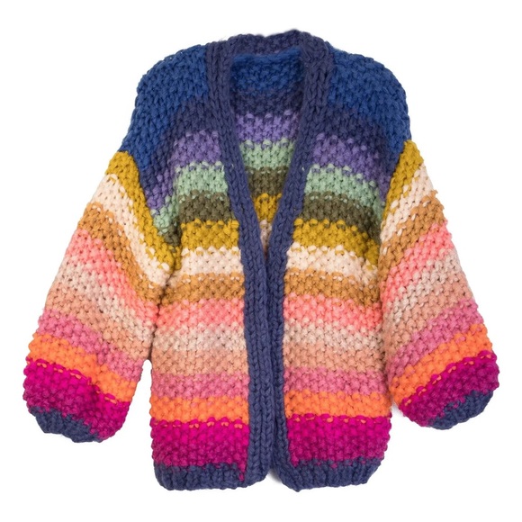 SAACHI | Sweaters | Saachi Womans Mayflower Multicolor Cardigan Sweater ...
